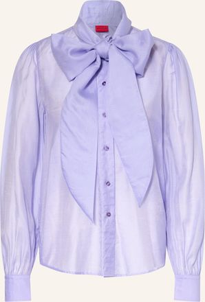 HUGO BOSS Hugo Schluppenbluse Elegant lila