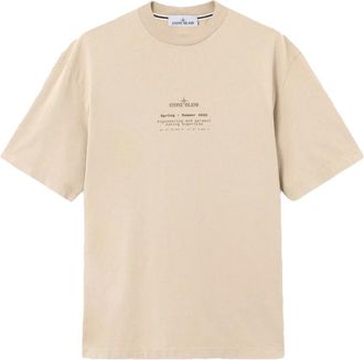 Stone Island Homme, Tops, Beige, Taille: XL T-Chemises