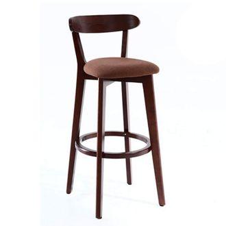 Generic Barhocker aus Massivholz, nordischer Esszimmerstuhl, Mid-Century-Barhocker, K&uuml;chenstuhl