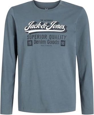 Jack & Jones T-Shirt &agrave; Manches Longues pour gar&ccedil;on, temp&ecirc;te, 12 Ans