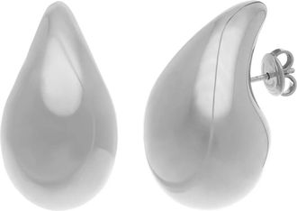 Bottega Veneta Ohrringe - Drop - Gr. unisize - in Silber - f&uuml;r Damen