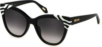 Just Cavalli Femme, Accessoires, Noir, Taille: 55 MM Sjc043V Lunettes de soleil
