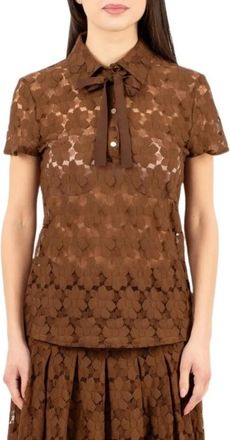 Max Mara Femme, Blouses et Chemises, Brun, Taille: 38 FR Maglia