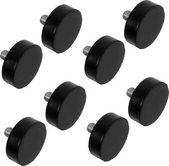 NUOBESTY 8stücke Verstellbare Möbelfüße Schraubgewinde Gummipuffer Stoßdämpfende Nivellierfüße Für Tisch Stuhl Schrank Und Maschine Schwerlastige Anti-Vibratio