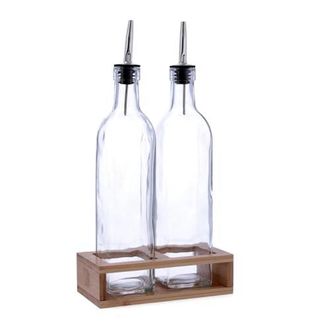Quid Naturalia &Ouml;l- und Essig-Set, Glas, 500 ml, transparent