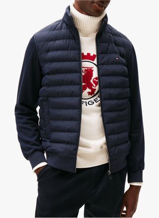 Tommy Hilfiger Blouson &agrave; capuche amovible en coton m&eacute;lang&eacute;