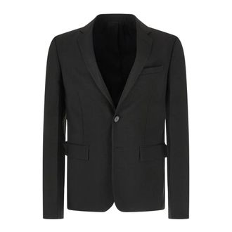 Fendi Kid Mohair Sakko - - Jackets - Herren - Schwarzk - XL
