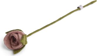 Én Gry & Sif handgefilzte Rosen - aus Filz (je Stück) - Filzrose - Filzblumen - handgemacht - Fair Trade (rosé (1 Stück))