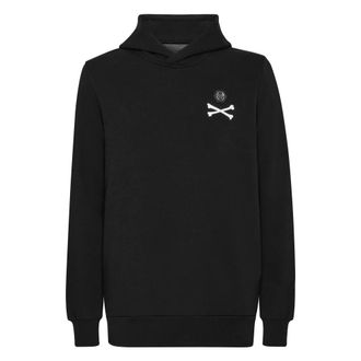 Philipp Plein Hooded Sweatshirt Skeleton - - Sweatshirts & Hoodies - Herren - Schwarzk - 4XL