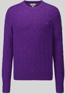 Tommy Hilfiger Regular Fit Pullover aus reiner Schafswolle