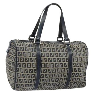 Fendi Pre-owned Canvas Handtasche - - Pre-owned - Damen - Blau - ONE SIZE