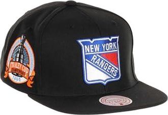 Mitchell & Ness New York Rangers NHL Top Spot Original Fit Noir Casquette Snapback Réglable