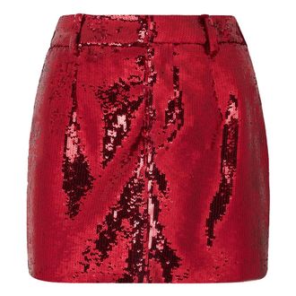 Philipp Plein Femme, Jupes, Rouge, Taille: 38 FR Mini-jupe