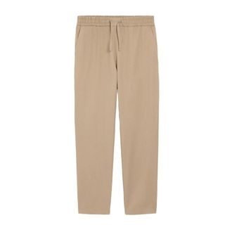 Ami Homme, Pantalons, Beige, Taille: M Cotton Elasticated Waist Pantalons