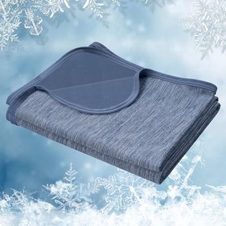 Woltu Couverture dÉté Rafraîchissante Fibre Arc-Chill Double Face Couverture de Refroidissement Froid Q-Max >0,45 Respirant Légère et Confortable pour Dorme