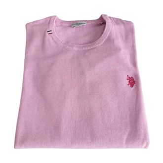 U.S.Polo Association U.s. Polo Assn., Homme, Pulls, Rose, Taille: 3XL Tricot &agrave; col rond