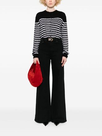 Khaite Womens Jeans Dane Black Cotton