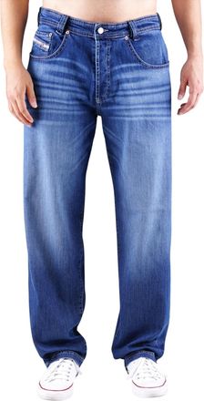 Picaldi Zicco 471 Herren Jeans | Loose Tapered Fit | Karottenschnitt Hose | Locker & Bequem geschnitten | Washed Indigo Blue