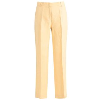 Max Mara Femme, Pantalons, Jaune, Taille: 38 FR Wkdmalizia Straight Pantalons