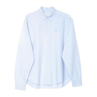 Soulland VIT Button Down Oxford Shirt - Femme - Blouses et Chemises - Bleu - Taille: 42/44 FR