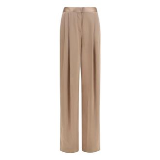 Tom Ford Gerade Seidenhose - - Trousers - Damen - Beige - XS