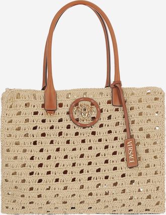 Versace Sac fourre-tout en toile La Medusa