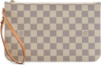 Louis Vuitton Pre-owned Neverfull Pouch - Femme - Pre-owned - Blanc - Taille: ONE Size
