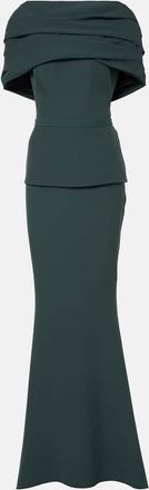 SAFiYAA Robe longue en crêpe