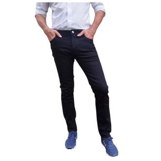 Jacob Cohen Slim Fit Baumwollmischung Chinos - - Trousers - Herren - Blau - W27