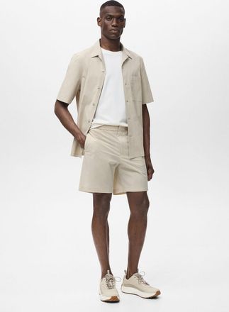 Mango Bermuda résistant à leau beige - Homme - 38 - MANGO MAN