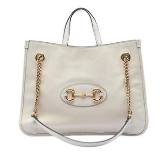 Gucci Pre-owned Vintage Satchel - - Pre-owned - Damen - Wei&szlig; - ONE SIZE