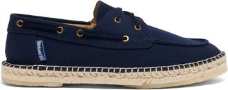 Vilebrequin Homme, Chaussures, Bleu, Taille: 43 EU Canvas Mocassins Solid
