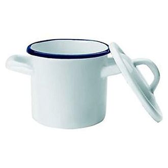 Ibili 902910 Mini-Kochtopf Stahl weiß 10 cm