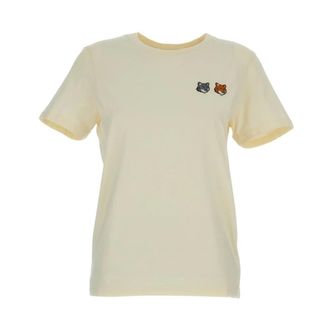 Maison Kitsun&eacute; Femme, Tops, Blanc, Taille: 36 FR T-Chemises