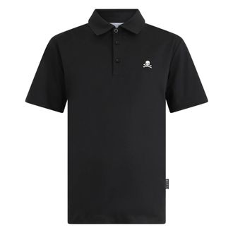 Philipp Plein Classic Polo Shirt Skull - - Tops - Herren - Schwarzk - 2XL