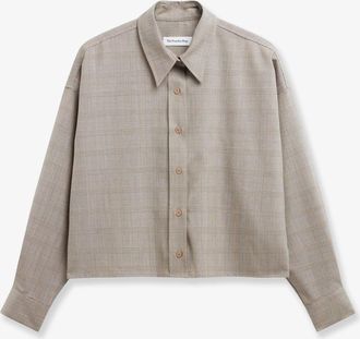 Frankie Shop Arlen shirt in virgin wool blend - THE FRANKIE SHOP - gender_Woman