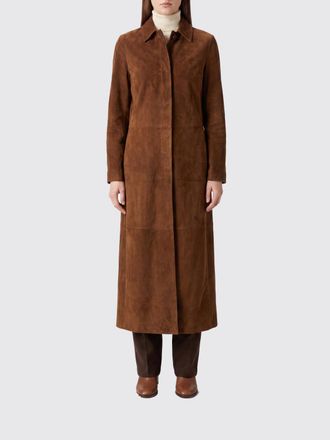 Salvatore Santoro Mantel Damen Farbe Tabak