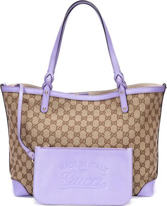 Gucci Shopper - Jacquard 2-Way Shopper - Gr. unisize - in Beige - f&uuml;r Damen