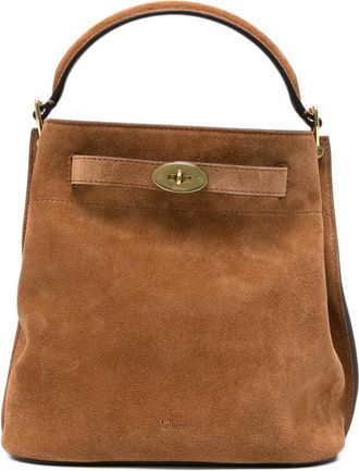 Mulberry Postmans Lock Suede Tote Bag