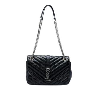 Saint Laurent Sac bandouli&egrave;re matelass&eacute; Pre-owned - Femme - Pre-owned - Noir - Taille: ONE Size