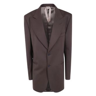 N&deg;21 Fabric Oversized Jacket - - Jackets - Damen - Braun - XS