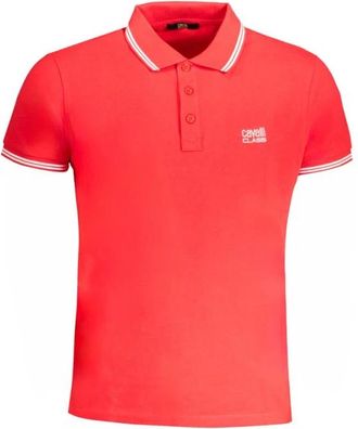 Cavalli Kurz&auml;rmeliges Poloshirt - - Tops - Herren - Rot - XL