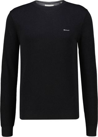 GANT Herren Strickpullover aus Baumwoll-Piqué Regular Fit