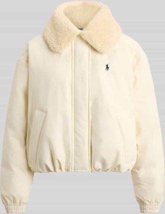 Polo Ralph Lauren Bomberjacke mit abnehmbarem Webpelzkragen