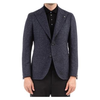 Tagliatore Woll-Seide Jacke - - Jackets - Herren - Blau - S