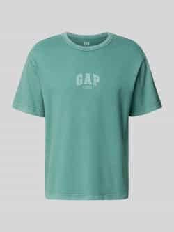 GAP T-Shirt mit Logo und Rundhalsausschnitt