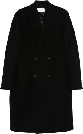 Manuel Ritz Homme, Manteaux, Noir, Taille: XL Manteaux croisés