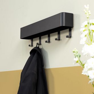 Spinder Design home24 Garderobenleiste Dax Play 52cm Schwarz/Schwarz