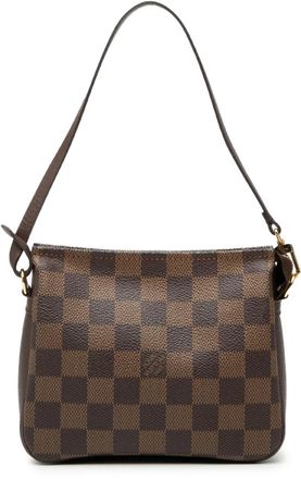 Louis Vuitton Crossbody Bags - Damier Ebene Trousse Pochette - Gr. unisize - in Braun - f&uuml;r Damen