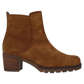 Gabor Elegante Wildleder-Stiefelette - - Shoes - Damen - Braun - 38 1/2 EU